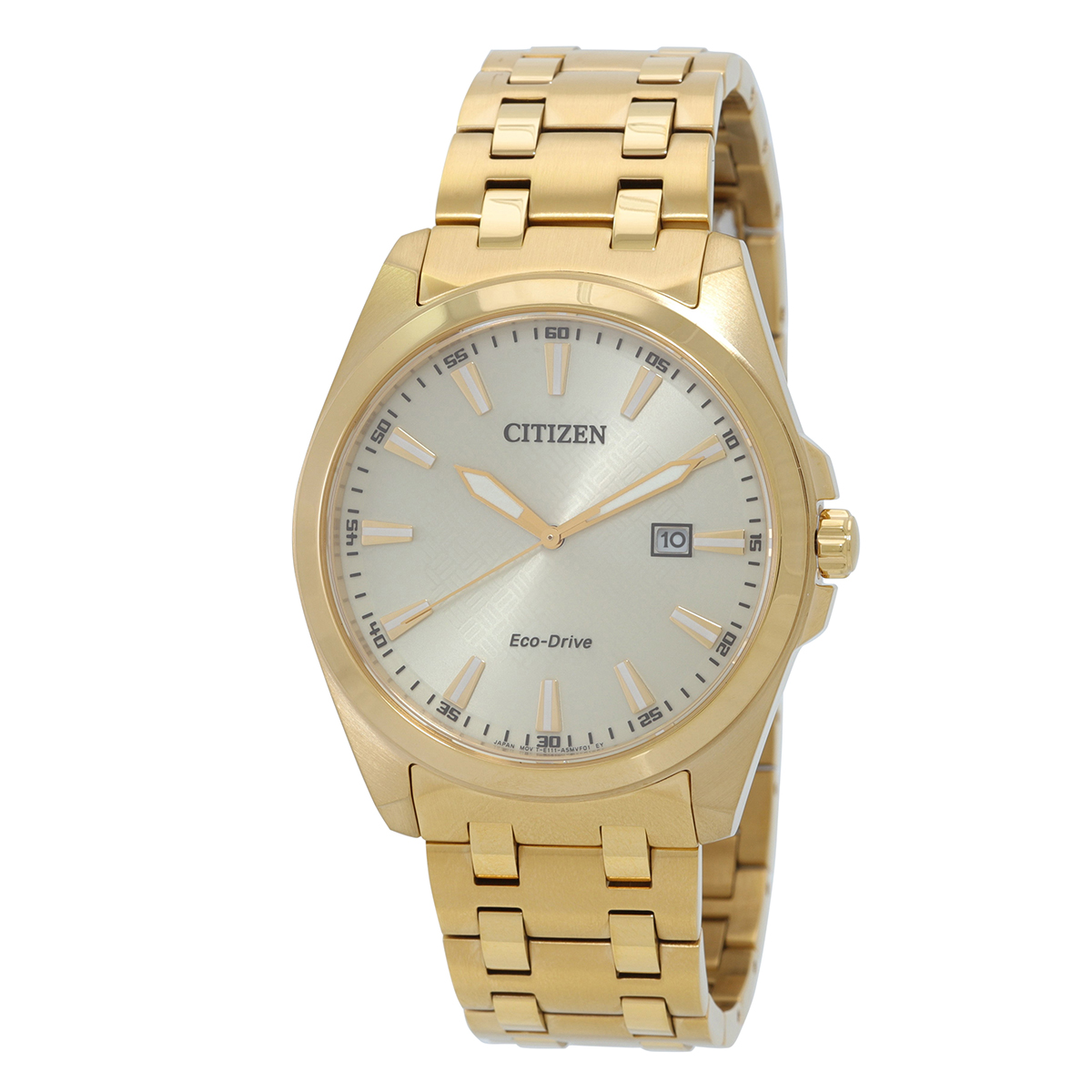 Citizen Open Box - Citizen Peyten Eco-Drive Champagne Dial Men's Watch ...