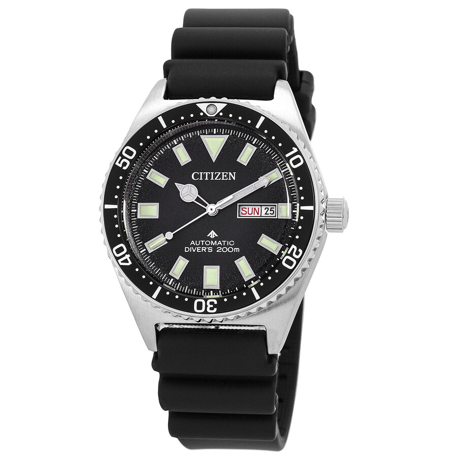 Citizen Open Box - Citizen Promaster Diver Automatic Black Dial Men's ...
