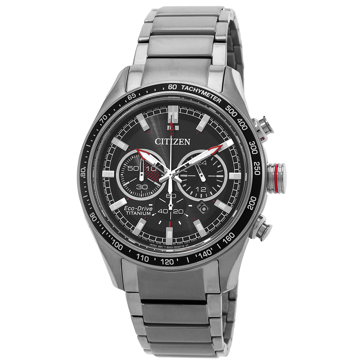 Citizen Open Box - Citizen Super Titanium Eco-Drive Chronograph Black ...