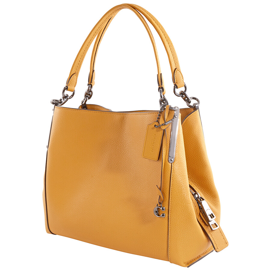 Coach Open Box - Coach Ladies Dalton 28 Pebble Leather Shoulder Bag ...