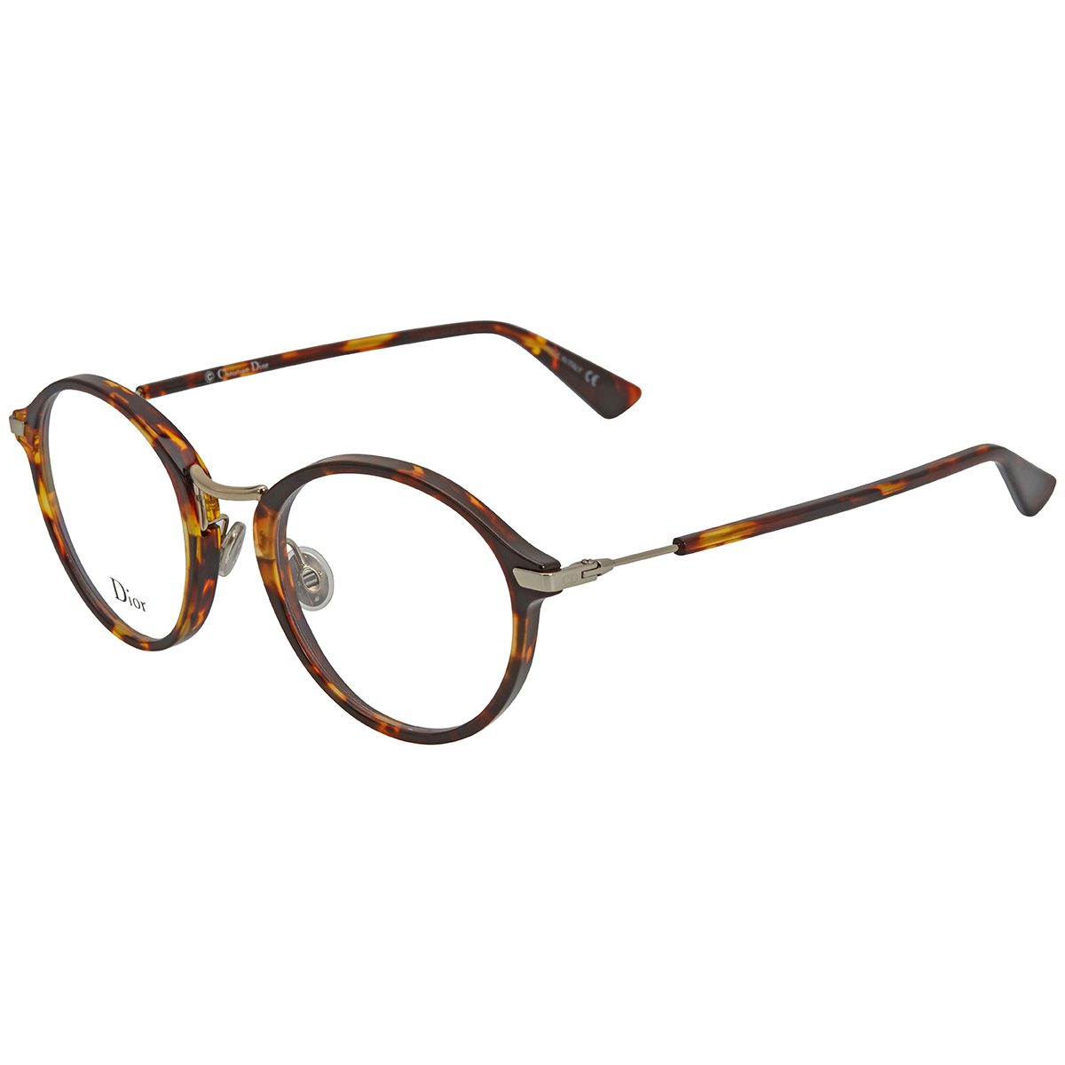 Dior Open Box - Dior Transparent Round Ladies Eyeglasses DIORESSENCE6 ...