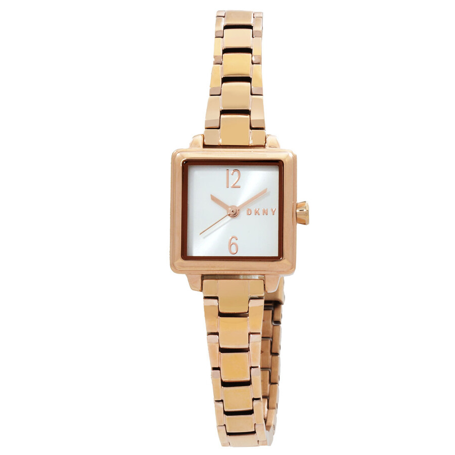 DKNY Open Box - DKNY Crosstown Quartz White Dial Ladies Watch NY2869 - Watches, Crosstown - Jomashop
