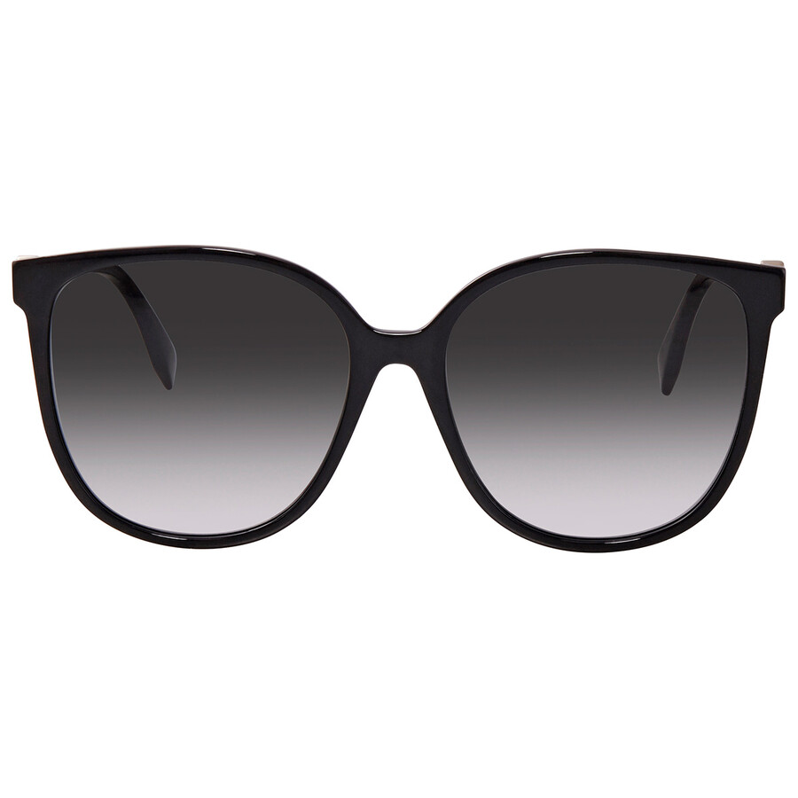 Fendi Open Box - Fendi Polarized Grey Round Ladies Sunglasses FF 0374/S ...