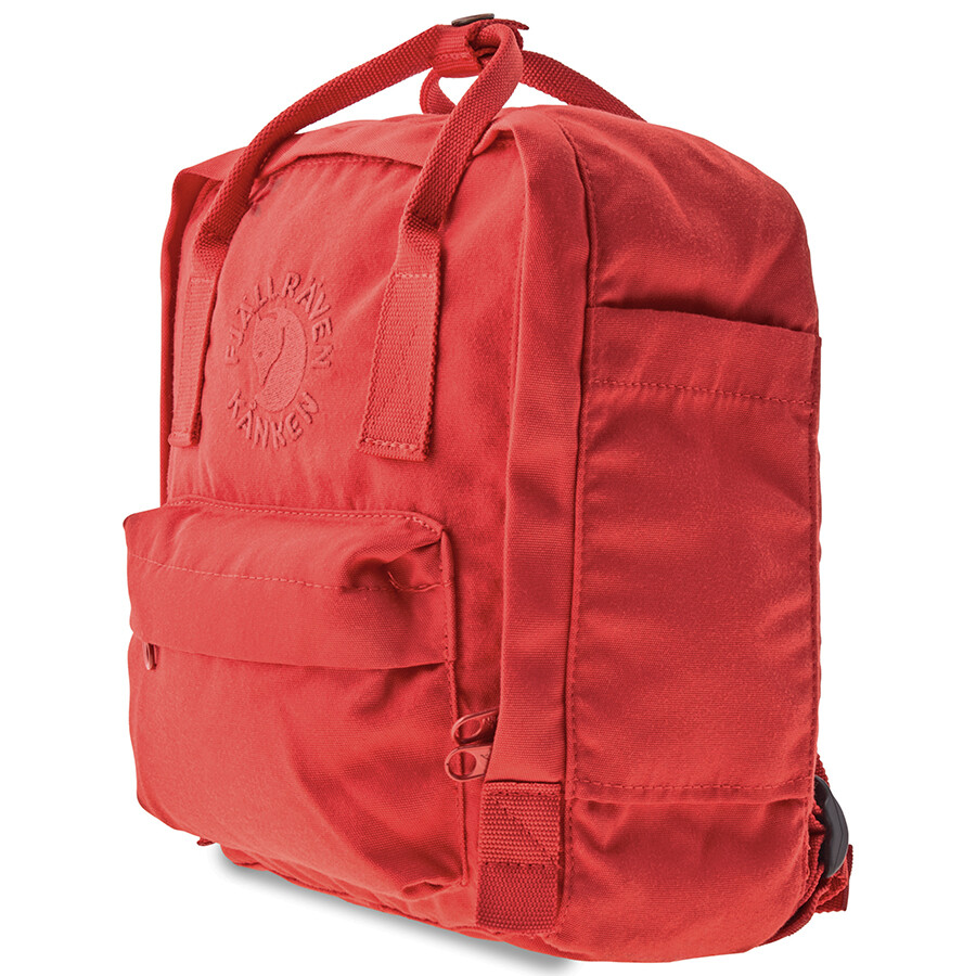Fjallraven Open Box - Fjallraven Re-Kånken Mini Red Backpack 23549-320 ...