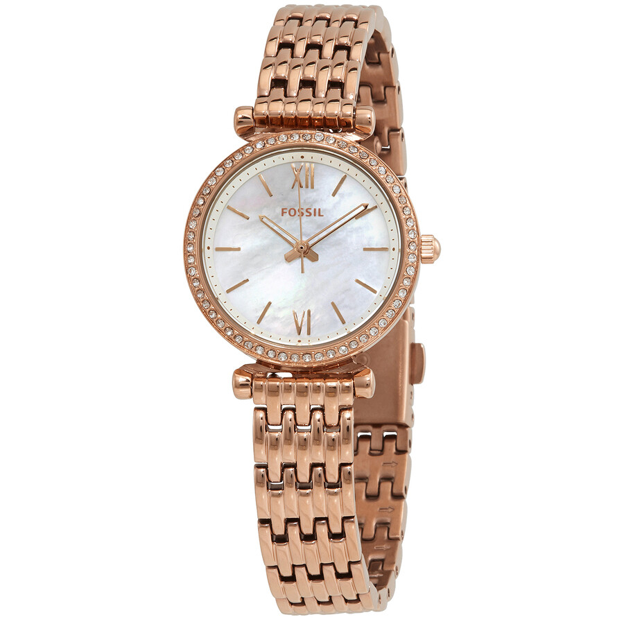 Fossil Open Box - Fossil Carlie Mini Quartz Ladies Watch ES4648 ...
