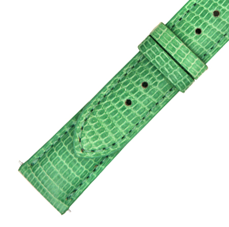 Hadley Roma Open Box - Hadley Roma 21 MM Matte Pastel Green Lizard ...