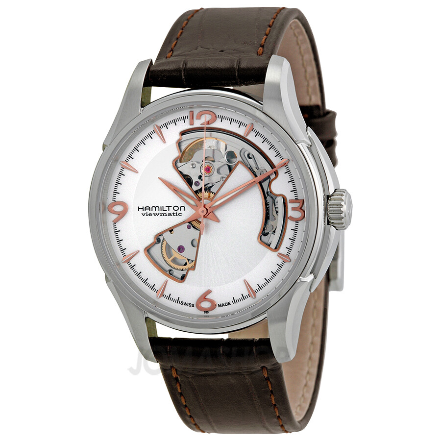 Open Box - Hamilton Men's Jazzmaster Open Heart Watch H32565555 HML ...