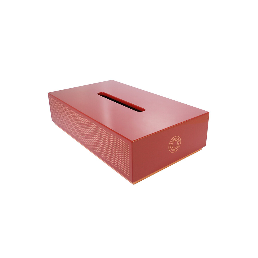 Hermes Open Box - Hermes Red K-box Small Tissue Box 311385M 05 - Jomashop