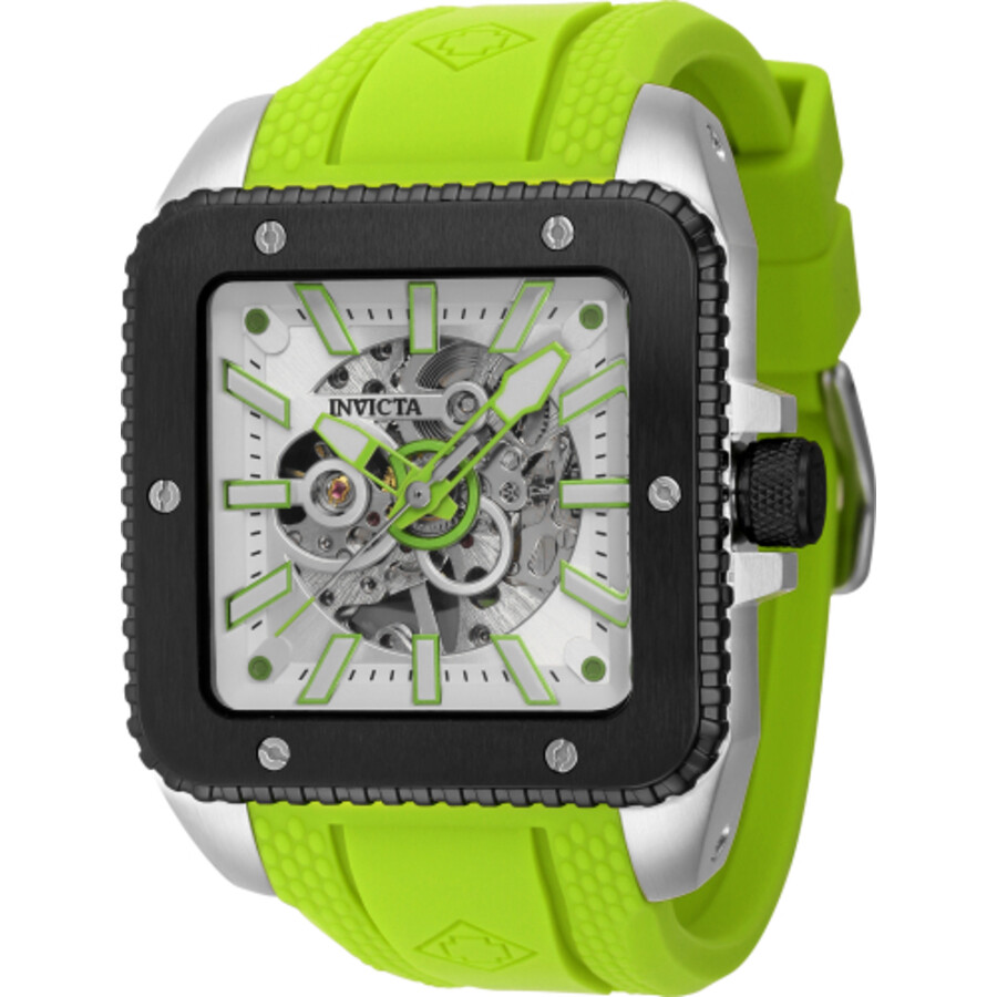 Invicta Open Box - Invicta Cuadro Hand Wind White Dial Men's Watch ...