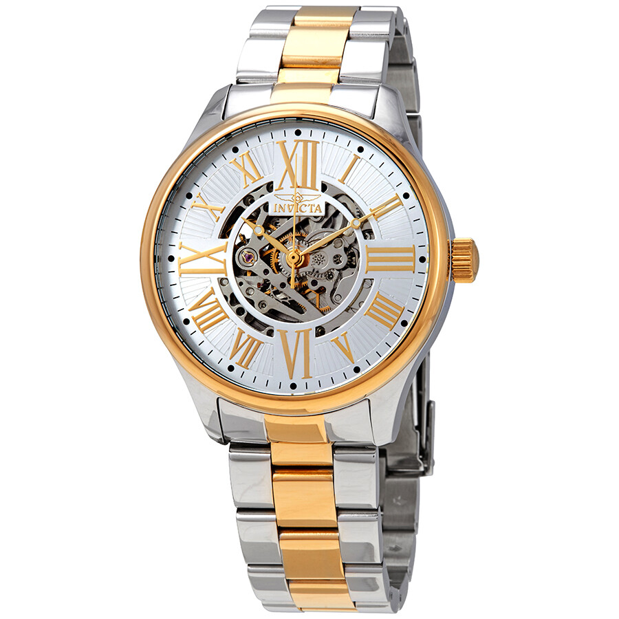 Invicta Open Box - Invicta Objet D Art Automatic Silver Dial Men's ...