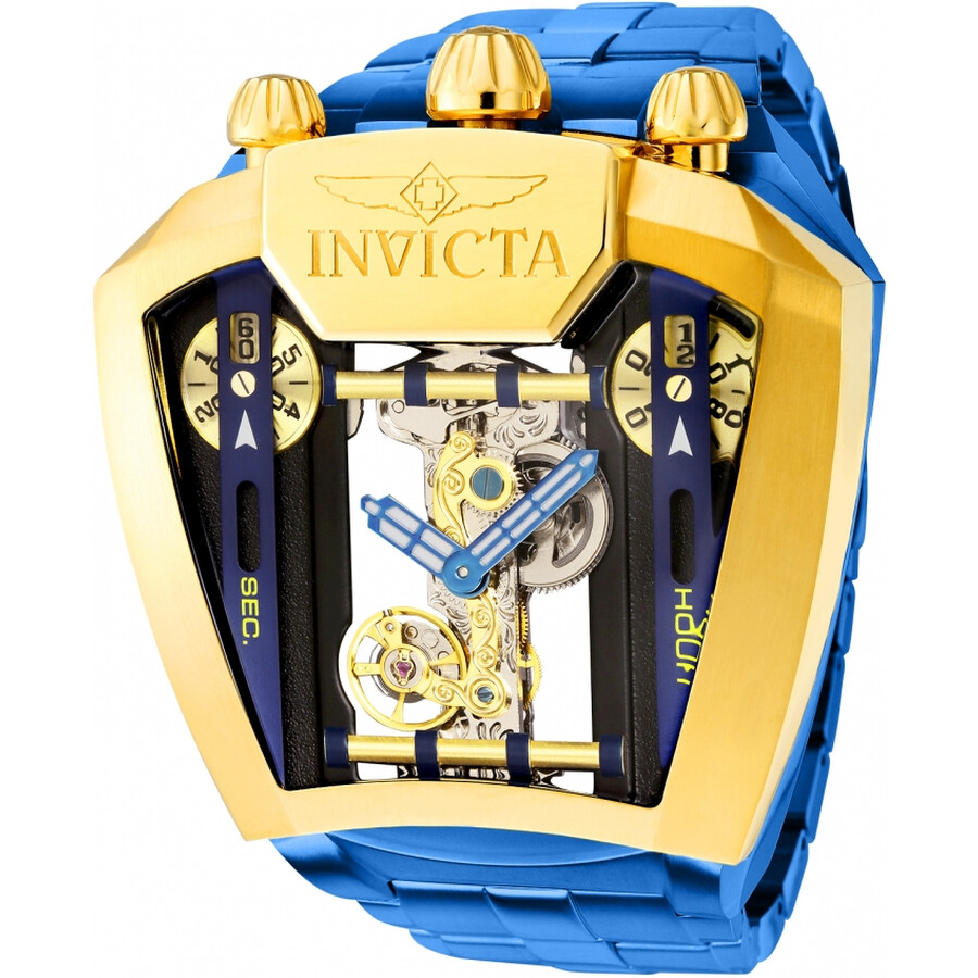 Invicta Open Box - Invicta Speedway Zager Exclusive Quartz Black Dial Men's Watch 35458 ...