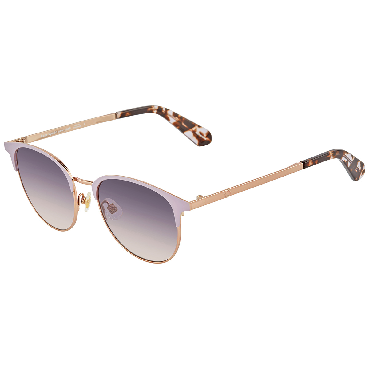Kate Spade Open Box - Kate Spade Grey Azure Round Ladies Sunglasses ...