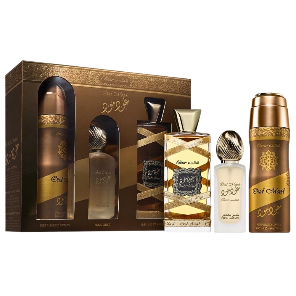 Lattafa Open Box - Lattafa Unisex Oud Mood Elixir Gift Set Fragrances ...
