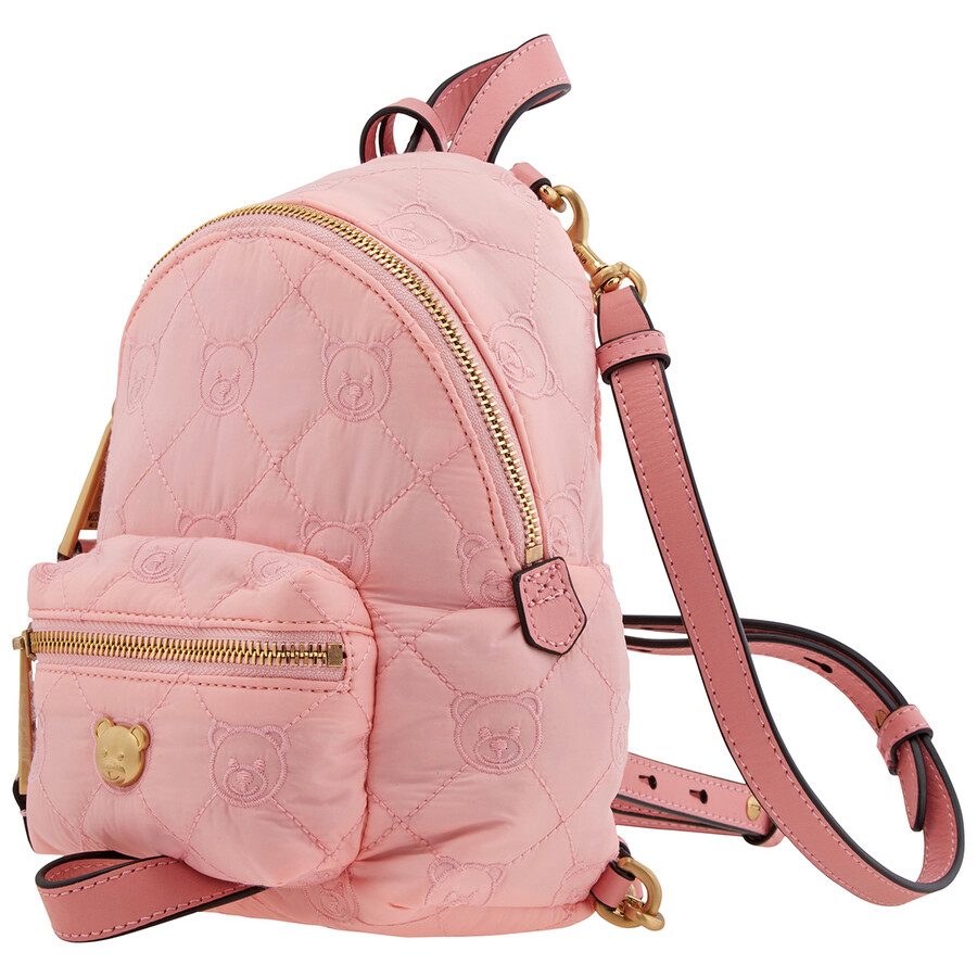 Moschino Open Box - Moschino Ladies Teddy Bear Embroidery Backpack ...