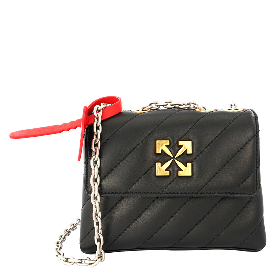 Off-White Open Box - Off-White Logo Quilted Bag OWNN047F22LEA0011000 ...
