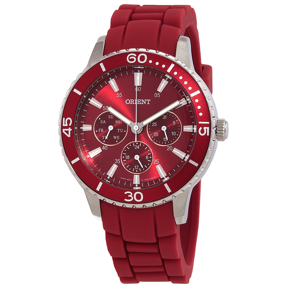 Orient Open Box - Orient Quartz Red Dial Ladies Watch FUX02006H ...