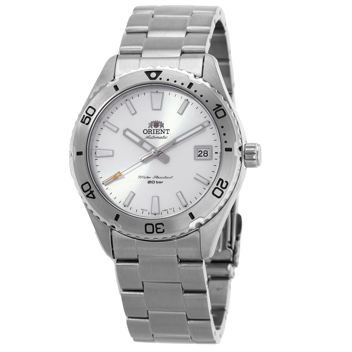 Orient Open Box - Orient Sports Automatic White Dial Men's Watch RA ...