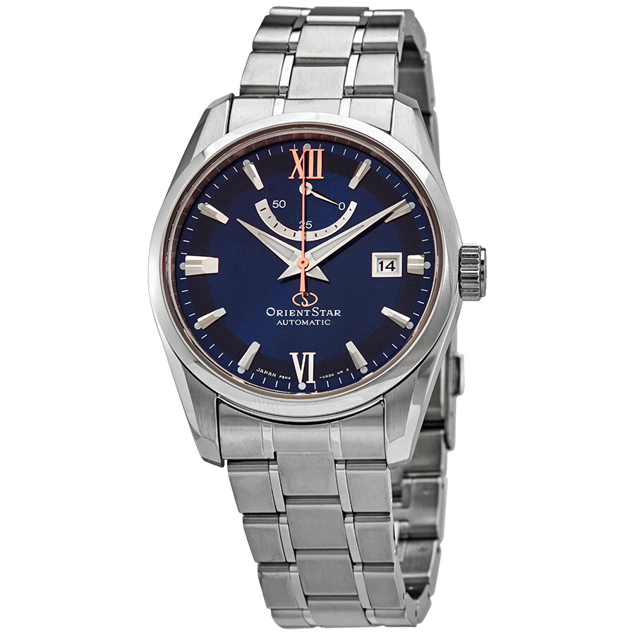Orient Open Box - Orient Star Automatic Blue Dial Men's Watch RE ...