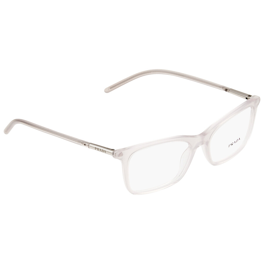 Prada Open Box - Prada Transparent Rectangular Ladies Eyeglasses 0PR ...