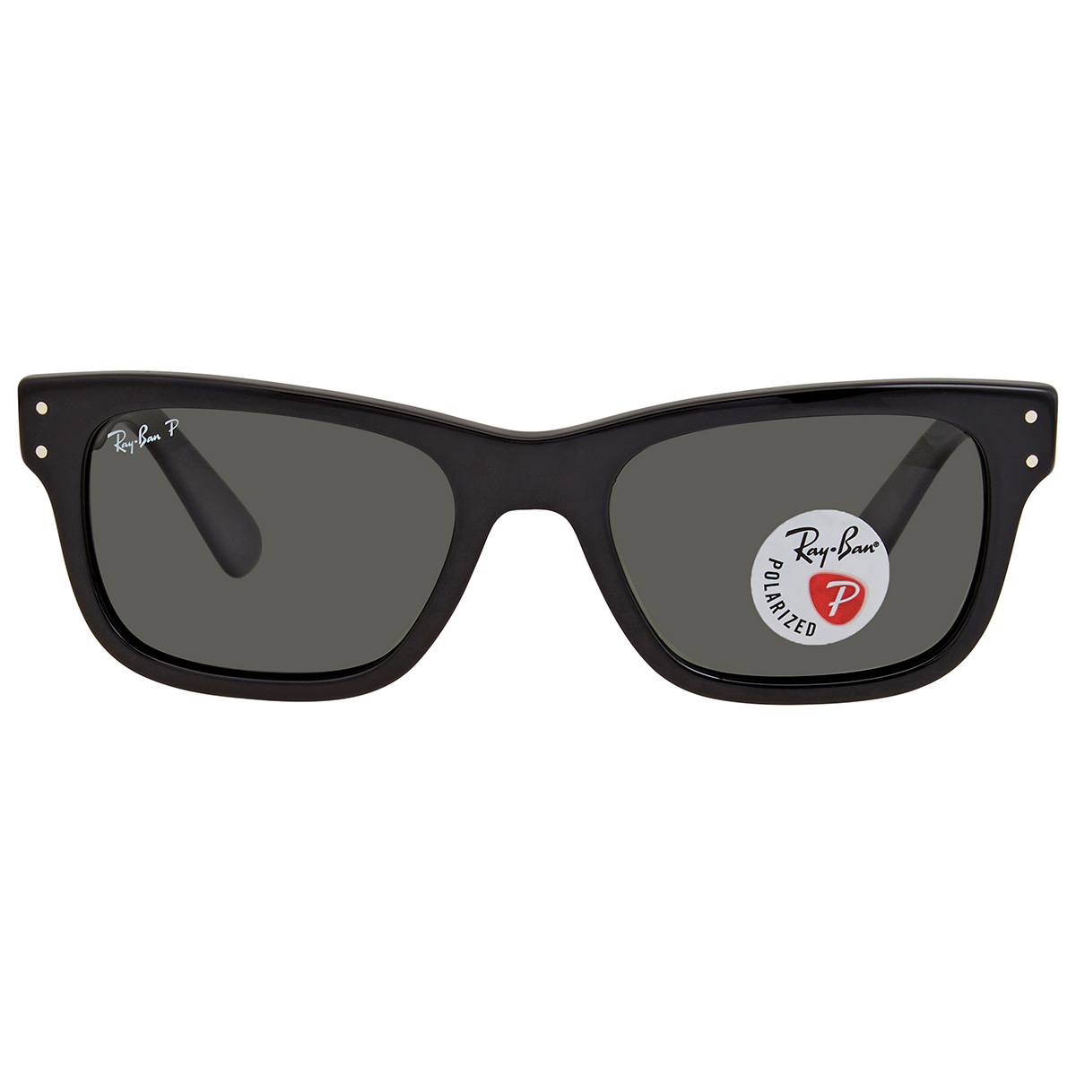Ray-Ban Open Box - Ray Ban Burbank Polarized Green Rectangular Men's ...