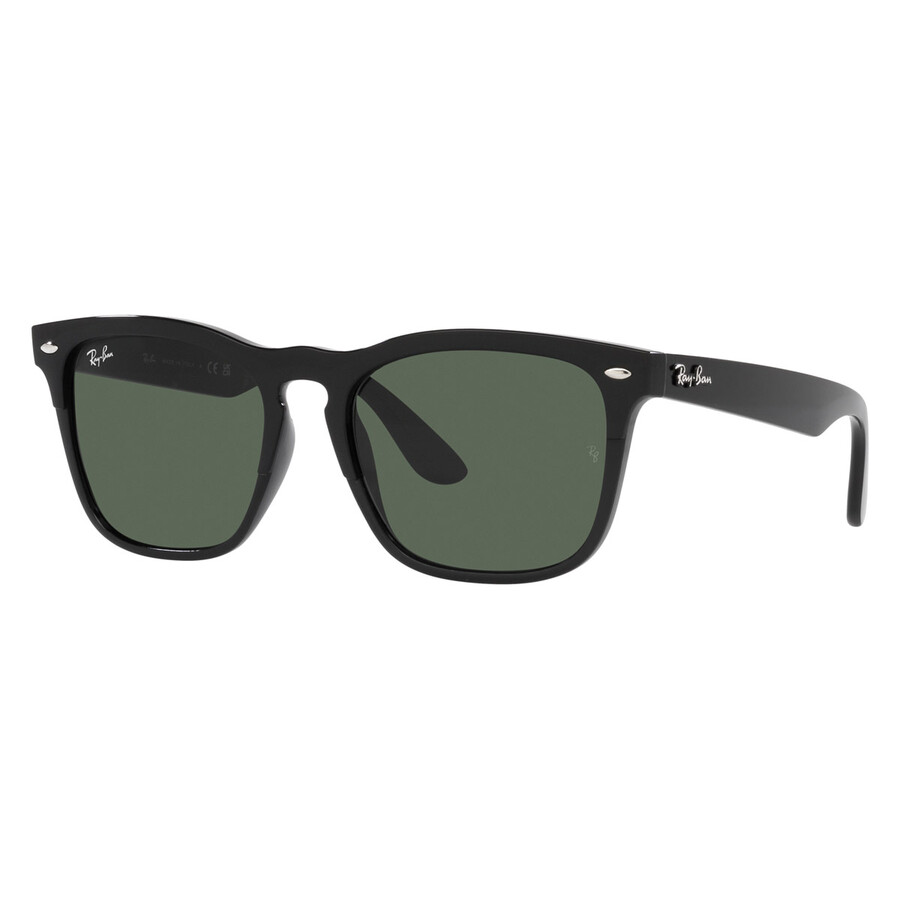 Ray-Ban Open Box - Ray Ban Steve Dark Green Square Unisex Sunglasses ...