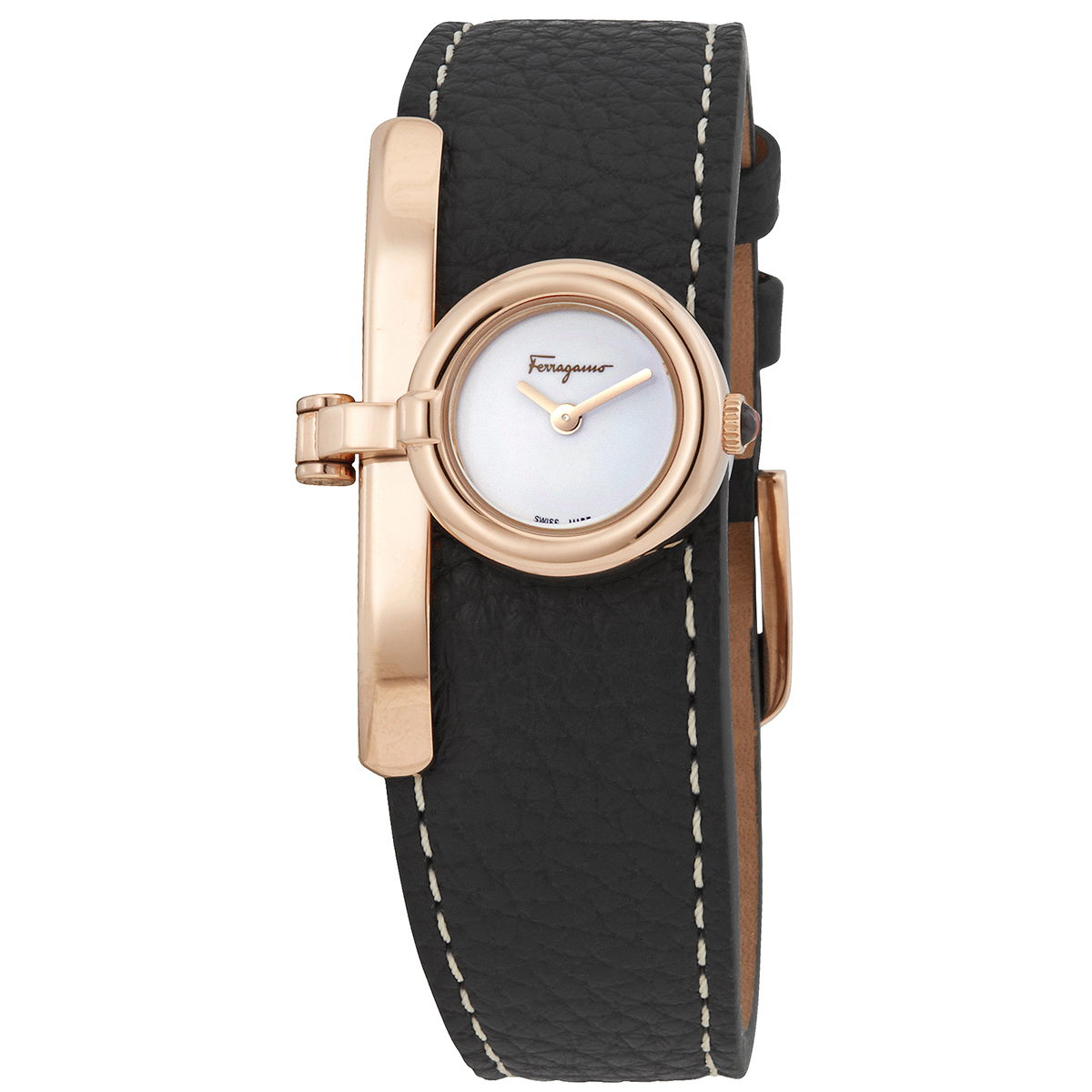 Salvatore Ferragamo Open Box - Salvatore Ferragamo Quartz White Dial ...