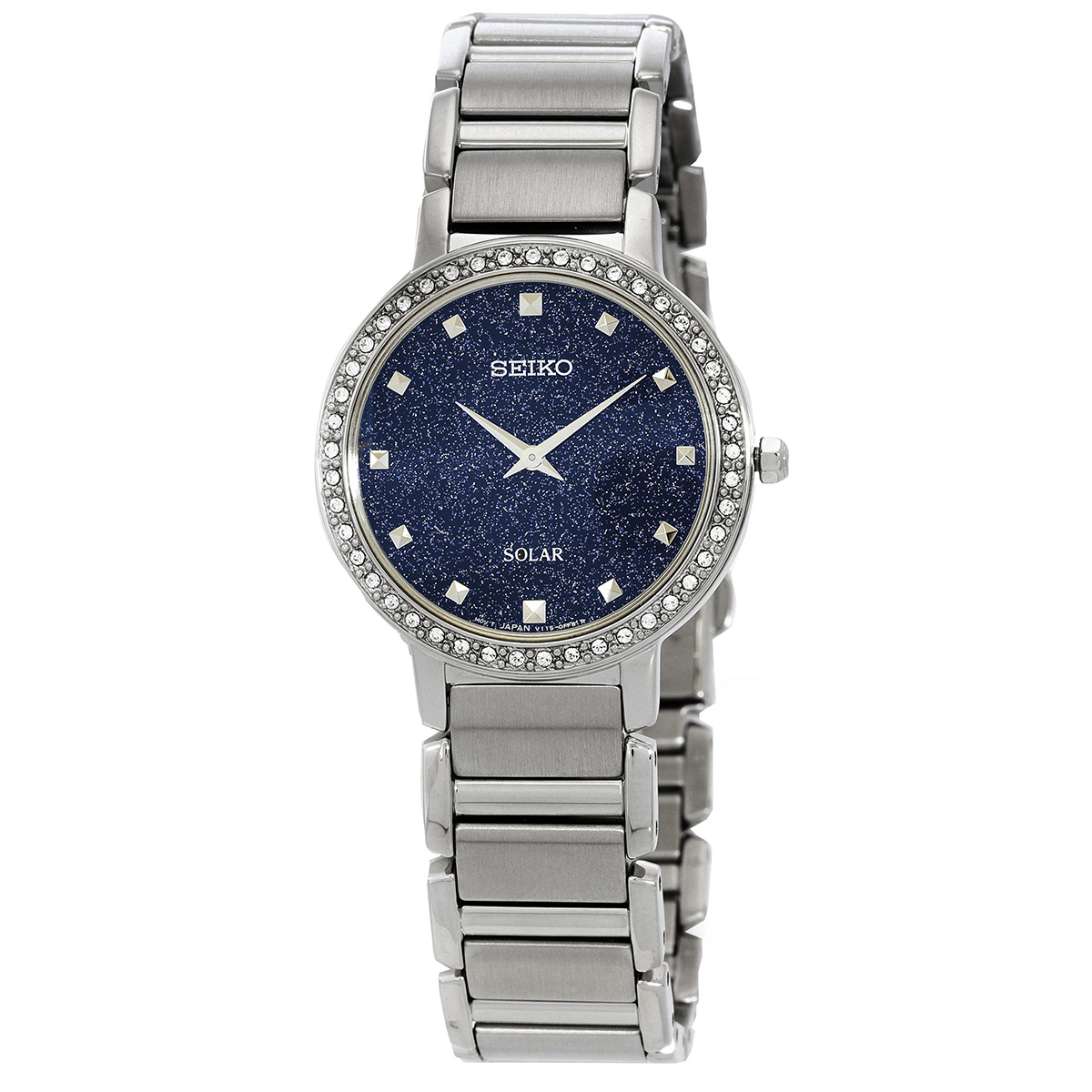 Seiko Open Box - Seiko Core Quartz Crystal Blue Dial Ladies Watch ...