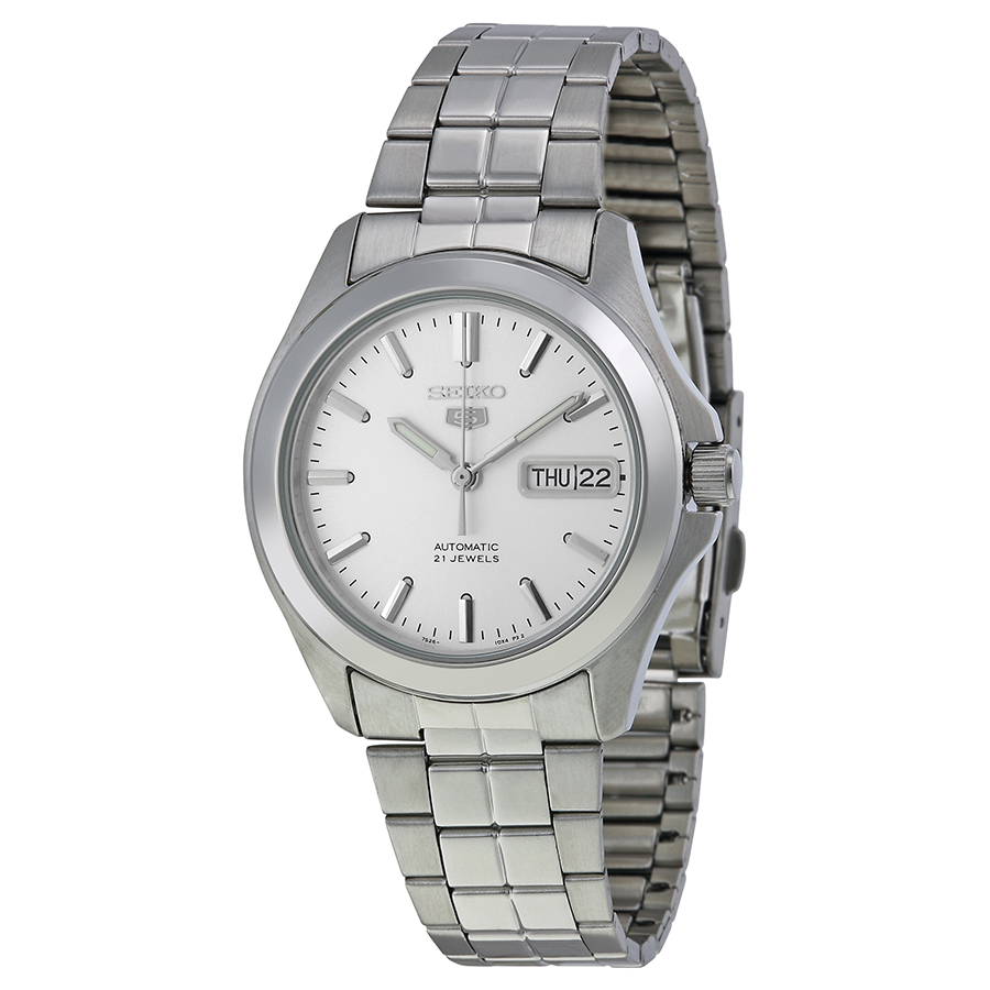 Seiko Open Box - Seiko Series 5 Automatic Silver Dial Men's Watch ...