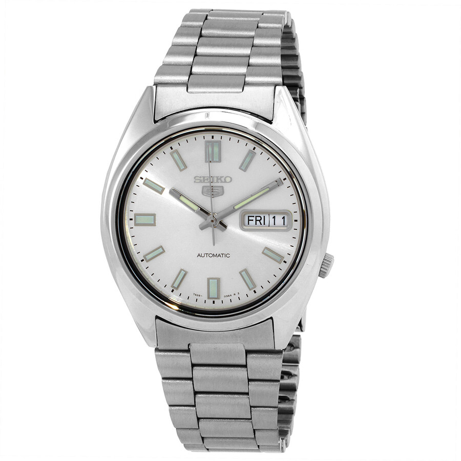 Seiko Open Box - Seiko Series 5 Automatic Silver Dial Men's Watch ...