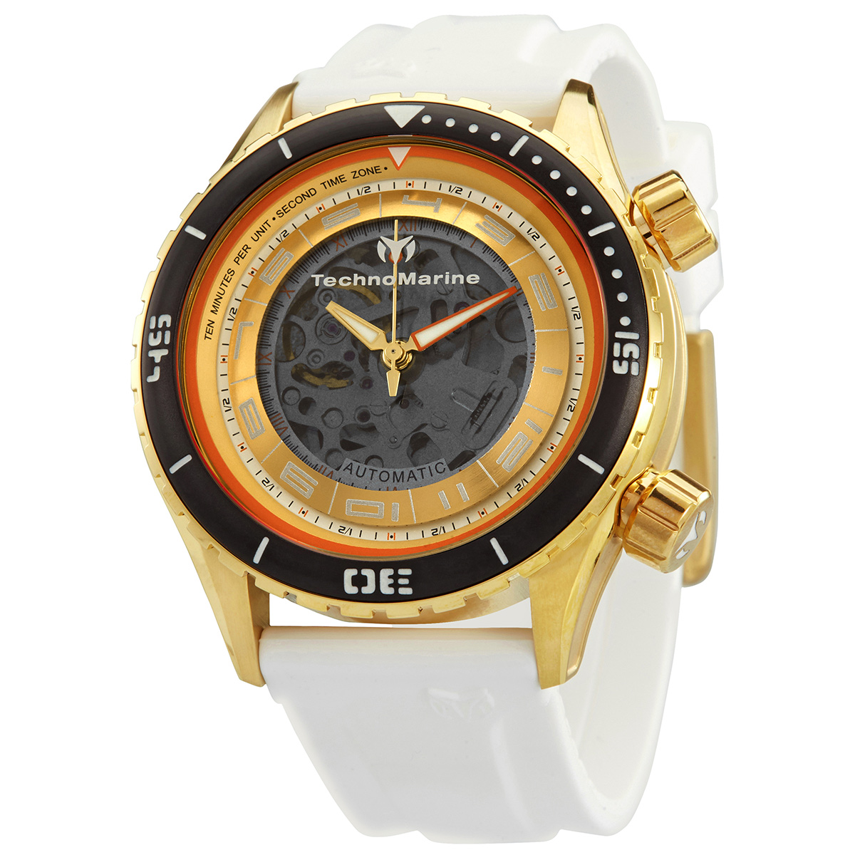 Technomarine Open Box - Technomarine Dual Zone Automatic Men's Watch TM ...