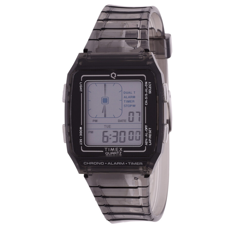 Timex Open Box - Timex Q Timex LCA Alarm Quartz Digital Unisex Watch ...