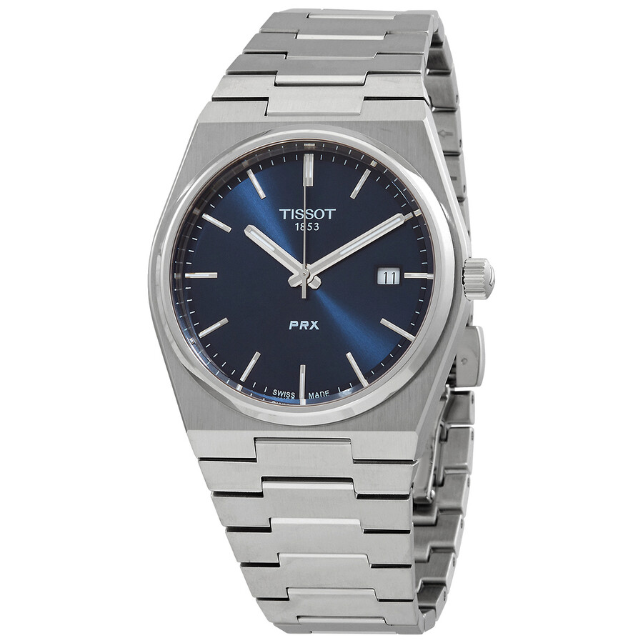 Tissot Open Box - Tissot PRX Quartz Blue Dial Men's Watch T137.410.11 ...