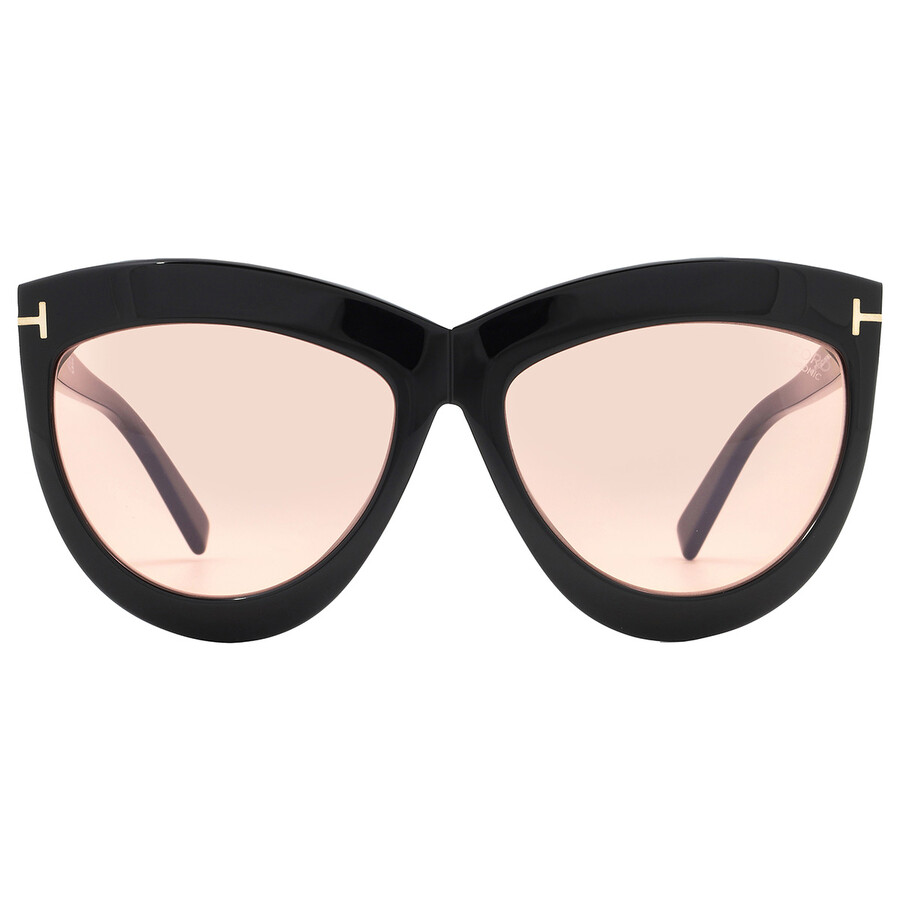 Tom Ford Open Box - Tom Ford Doris Orange Photochromatic Cat Eye Ladies ...