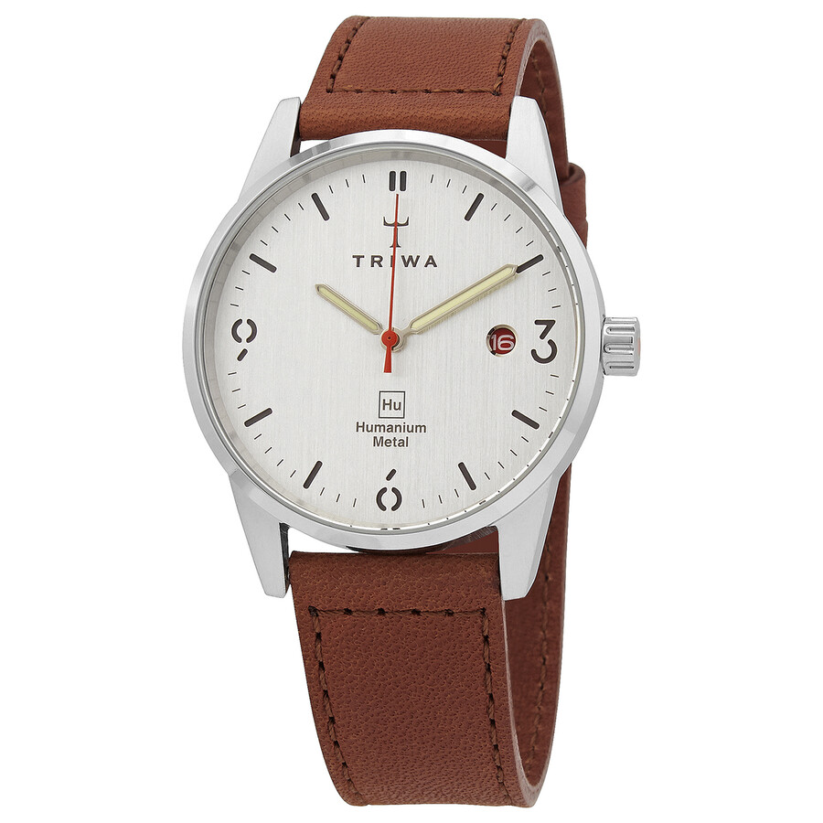 Triwa Open Box - Triwa Humanium Quartz Light Grey Dial Men's Watch ...