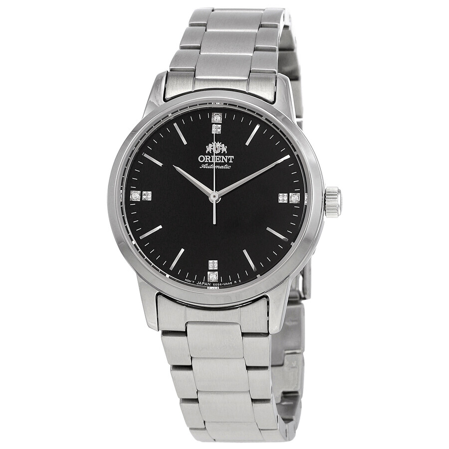 Orient Contemporary Automatic Crystal Black Dial Ladies Watch RA ...