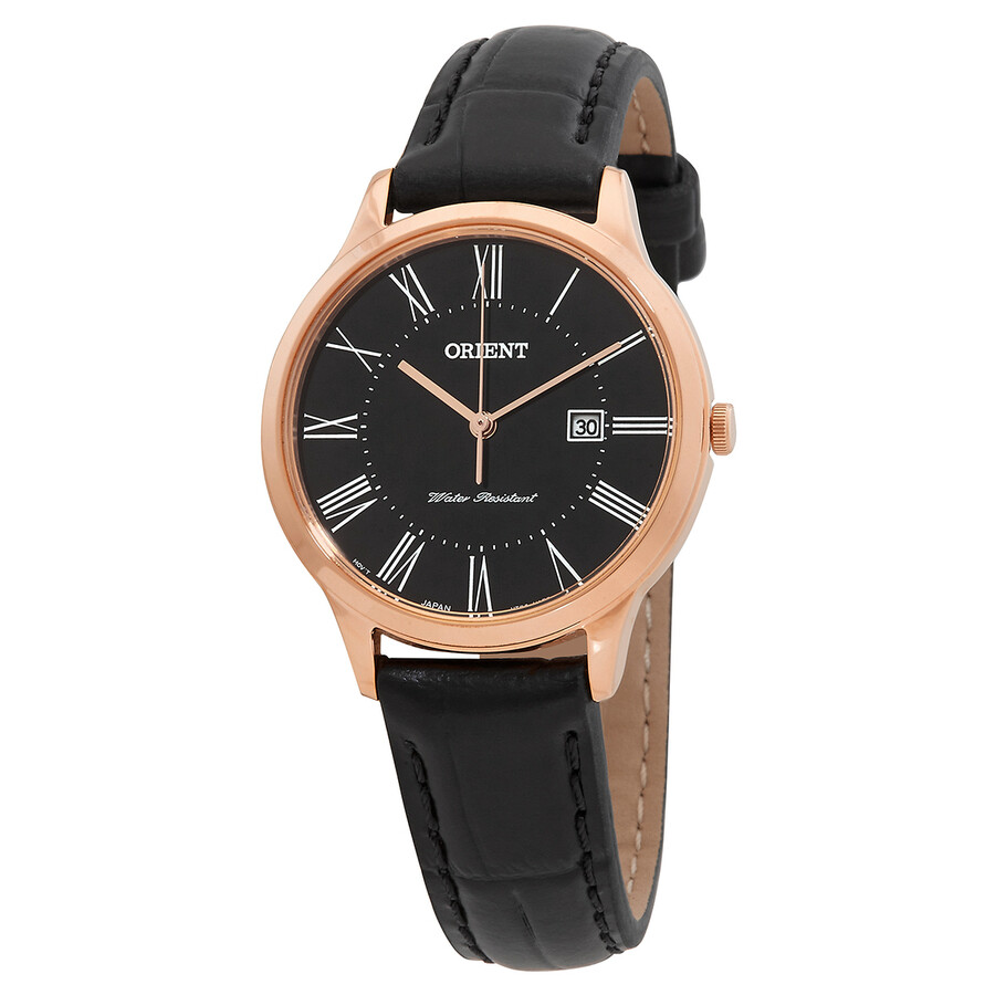Orient Contemporary Quartz Black Dial Ladies Watch RF-QA0007B ...