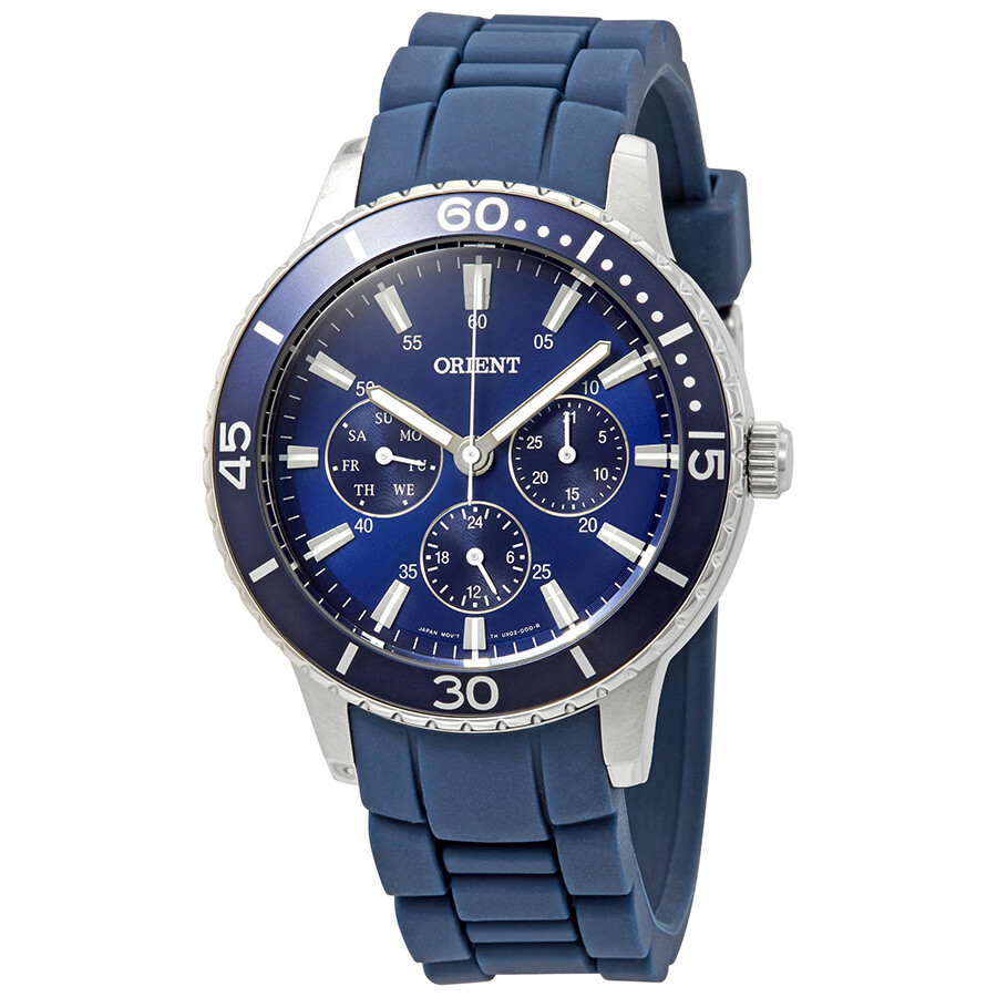 Orient Multifunction Blue Dial Men's Watch FUX02005D 842047136546 ...