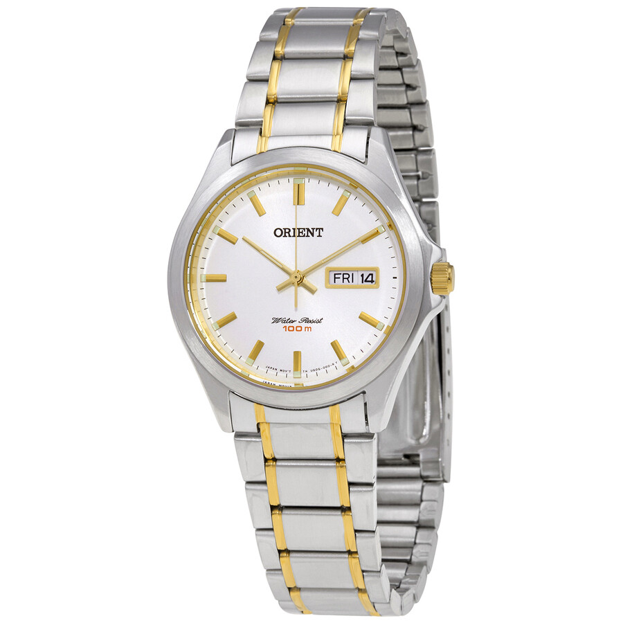 Orient Quartz White Dial Ladies Watch FUG0Q002W6 4942715008796 ...