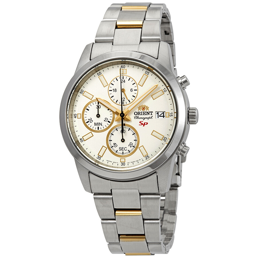 Orient SP Chronograph White Dial Men's Watch FKU00001W 842047122662 ...