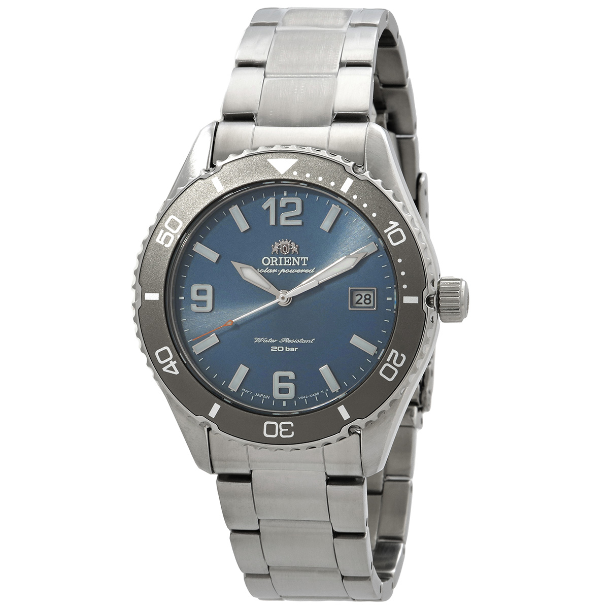 Orient Sport Solar Blue Dial Men's Watch RA-WJ0002L10B 4942715032197 ...