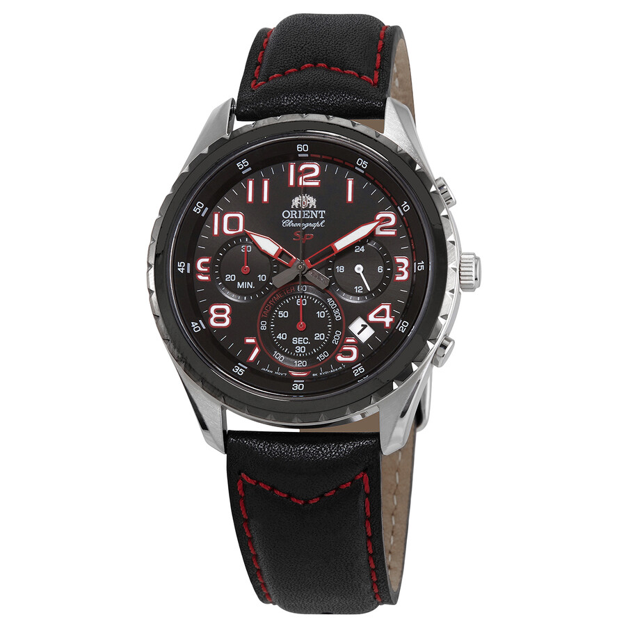 Orient Sports Chronograph Quartz Black Dial Men's Watch FKV01003B0 ...
