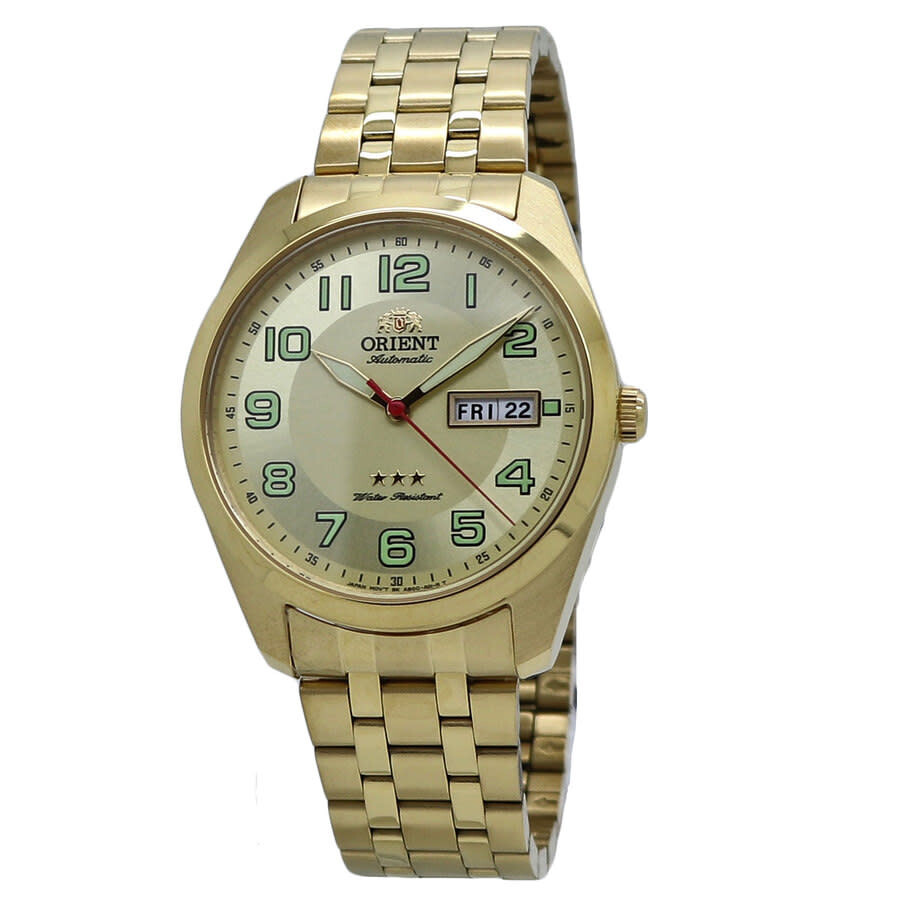 Orient Tri Star Automatic Champagne Dial Men's Watch RA-AB0023G19B ...