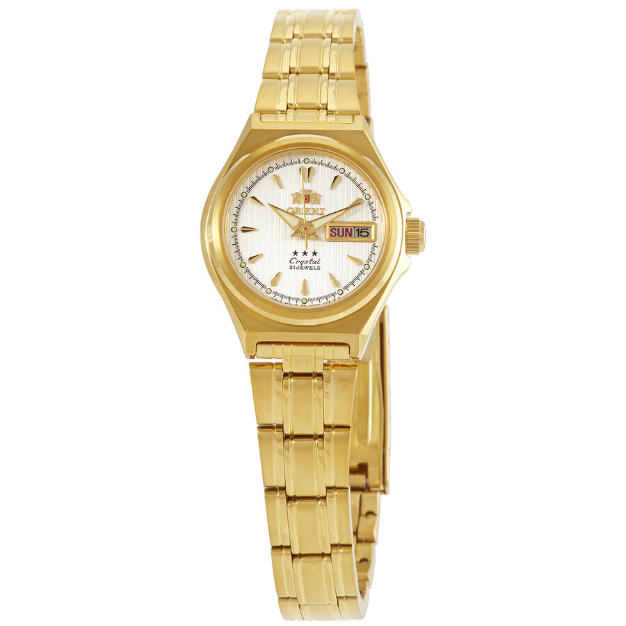 Orient Tri star Automatic Silver Dial Ladies Watch FNQ1S002W9 ...