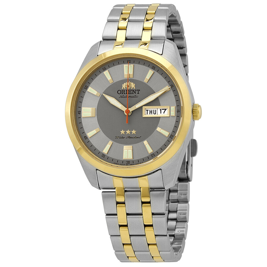 Orient Tri Star Grey Dial Men's Watch RA-AB0027N19B 4942715011895 ...
