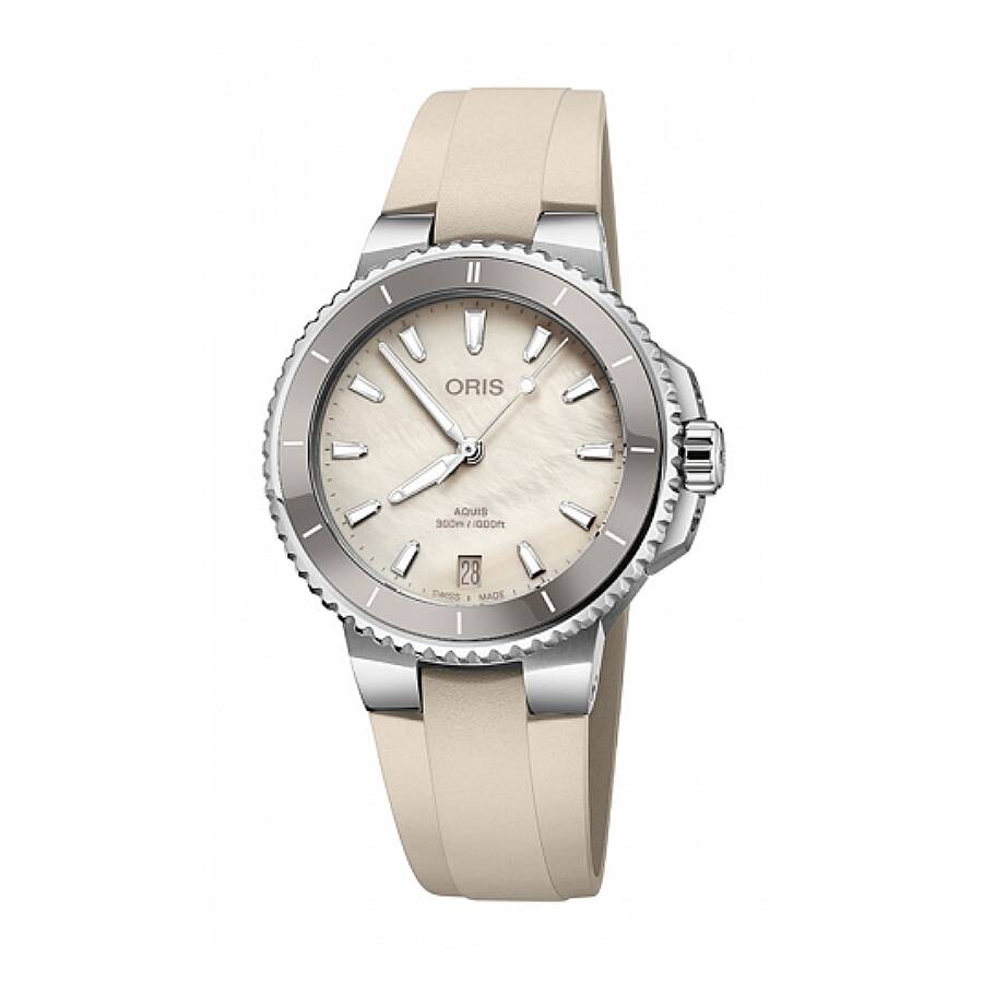 Oris Aquis Date Automatic Crystal Ladies Watch 01 733 7792 4151-07 4 19 ...