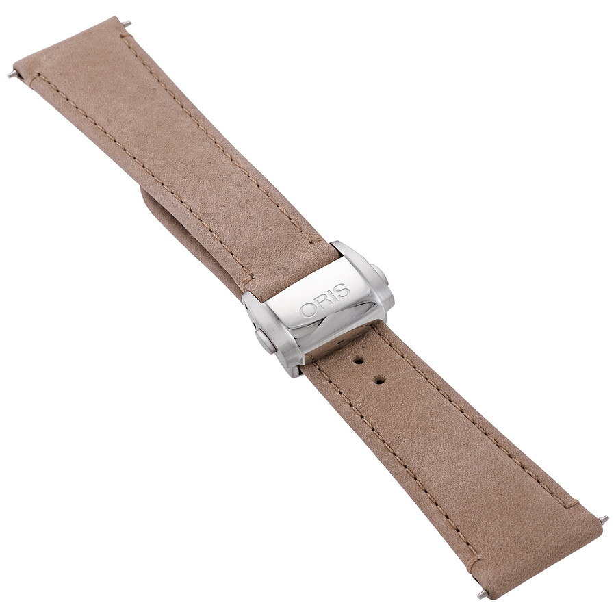 Oris Artelier 40mm Beige Leather Strap with Deployant Clasp 07-5-21 ...