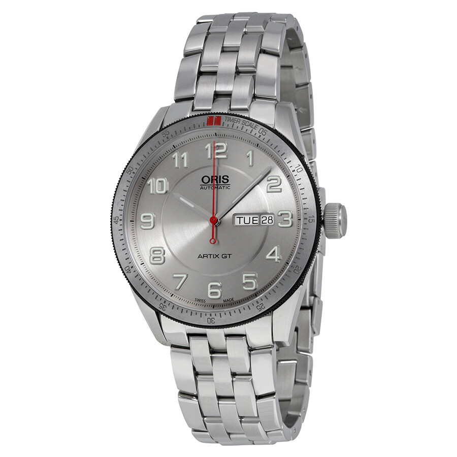 Oris Artix GT Silver Dial Stainless Steel Men's Watch 735-7662-4461MB ...