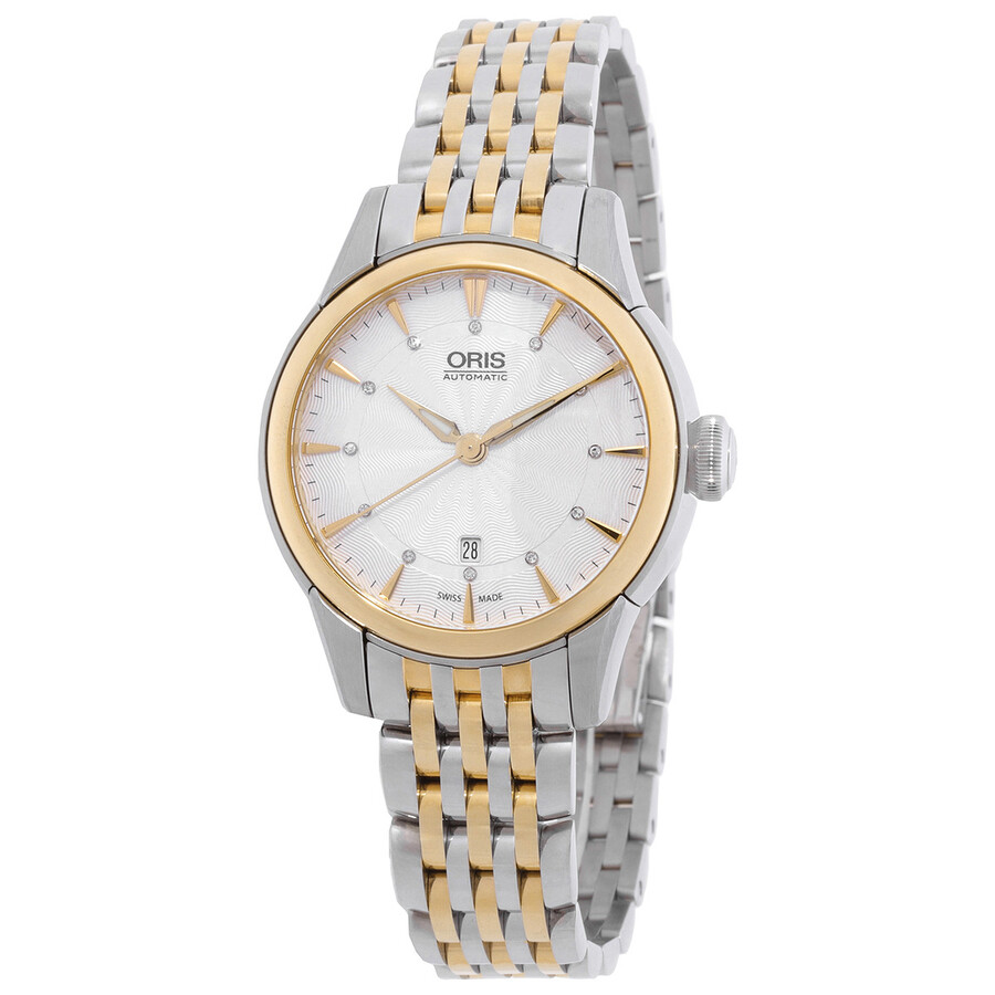 Oris Automatic Silver Dial Ladies Watch 01 561 7687 4351-07 8 14 78 ...