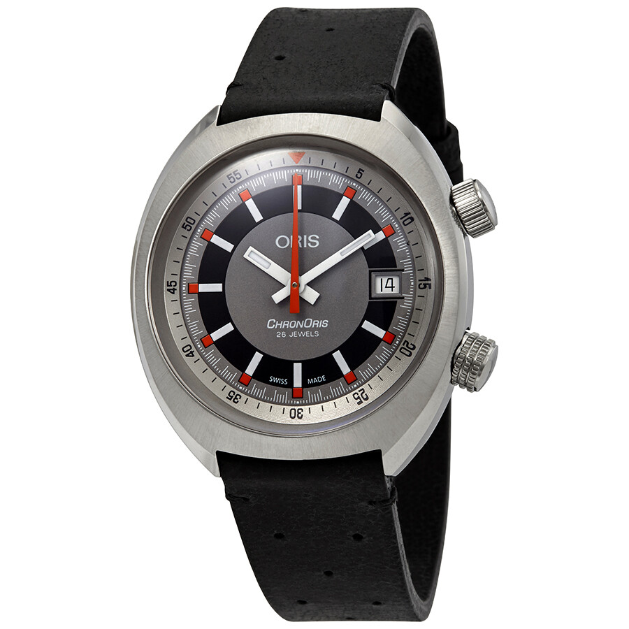 Oris Chronoris Auomatic Grey Dial Men's Watch 01 733 7737 4053-07 5 19 ...