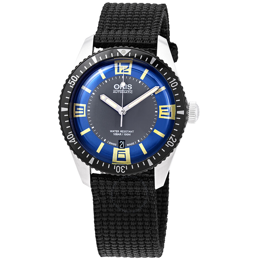Oris Divers Sixty-Five Blue and Grey Dial Men's Watch 733-7707-4065BKFS ...